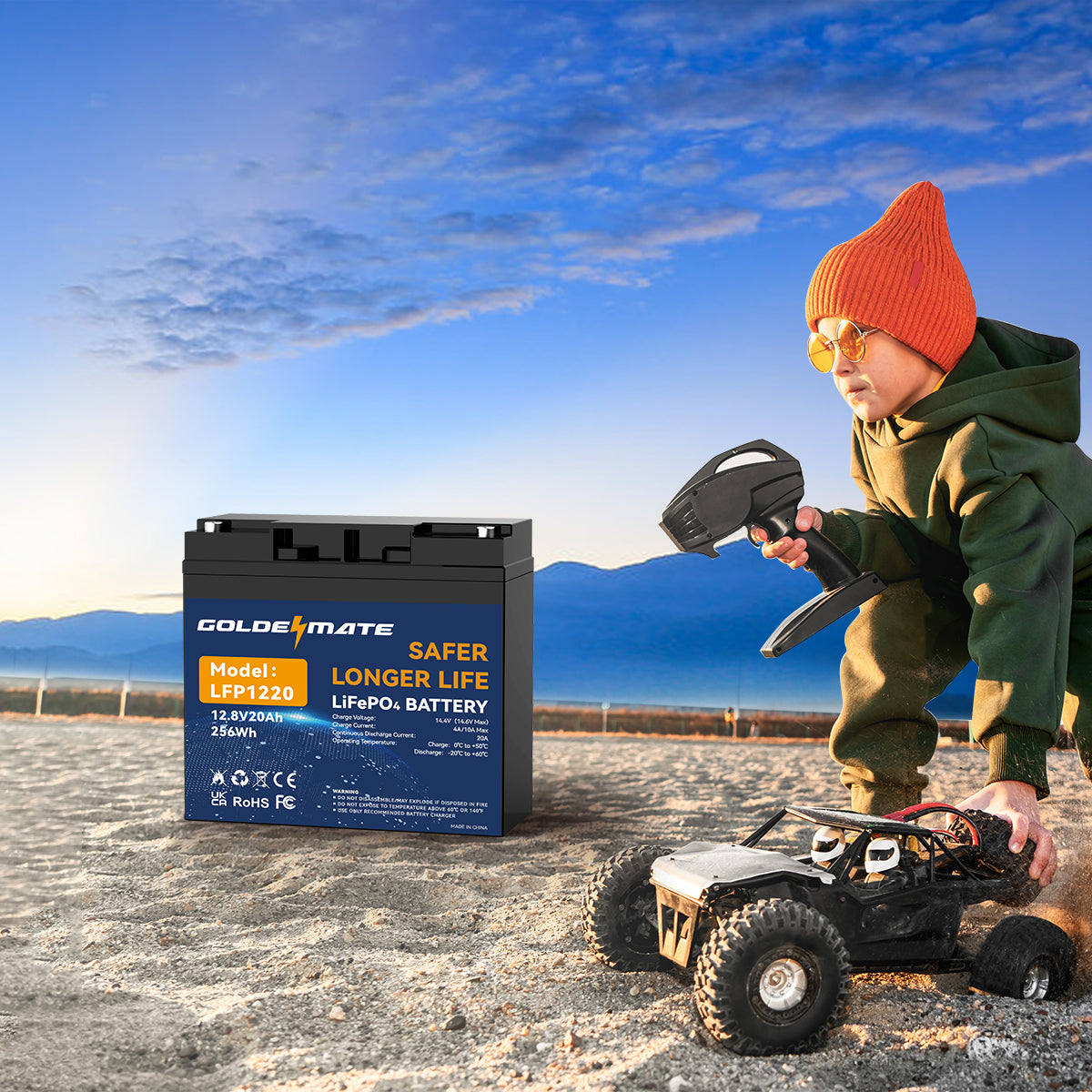 GoldenMate | LiFePO₄ 12V Lithium Solar Batteries with BMS – Goldenmate ...