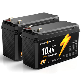 Small 12V 10Ah LiFePO4 Lithium Rechargeable Battery