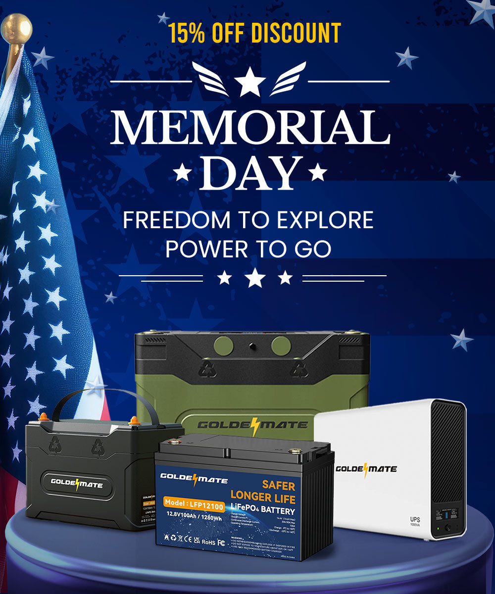 Goldenmate: LiFePO4 Batteries for Marine, RVs, and More
